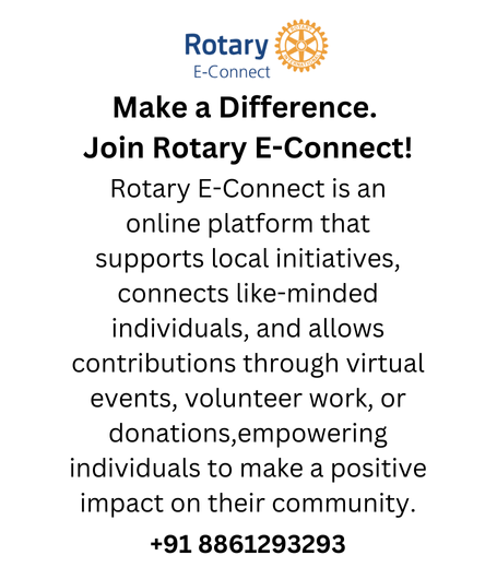 Home Page - Rotary Club of E-Connect - Rotary India
